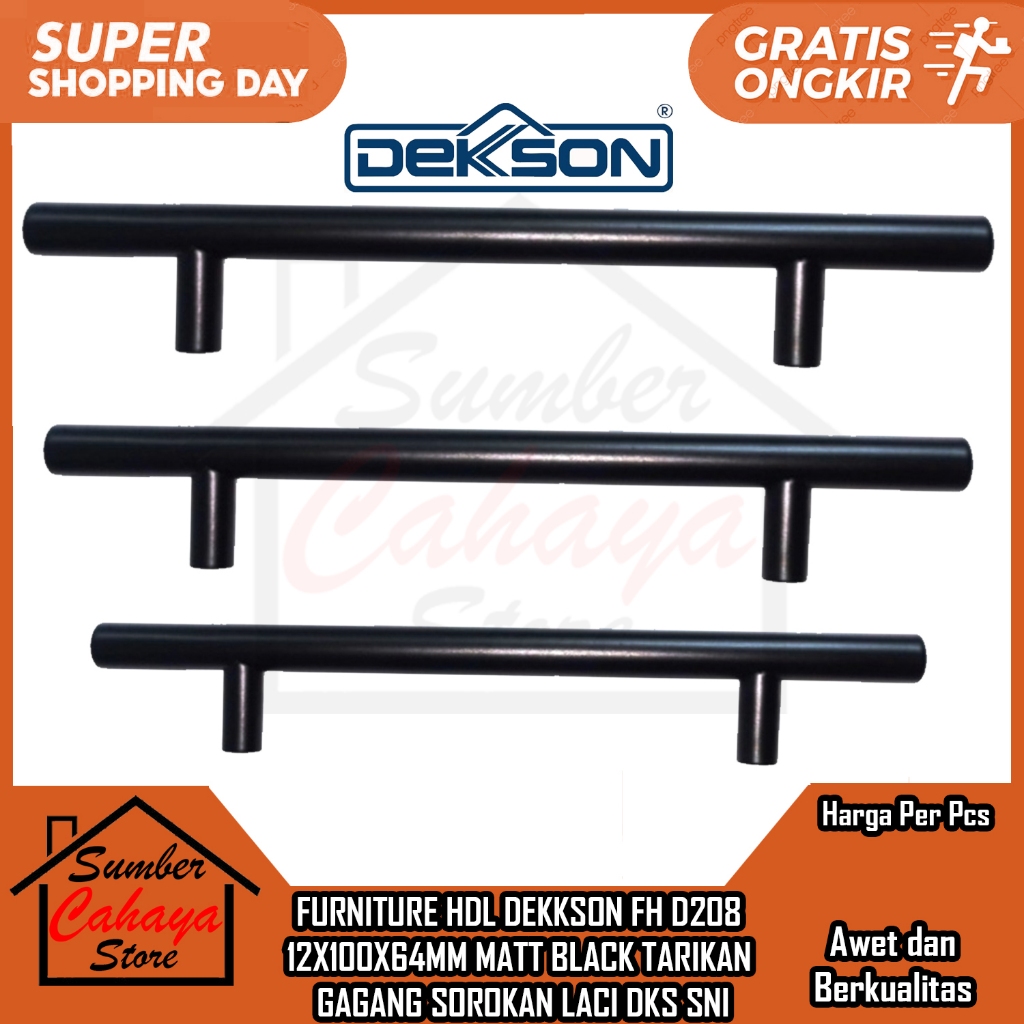 Jual Furniture HDL DEKKSON FH D208 12X100X64MM12X150X96MM 12X200X128MM ...
