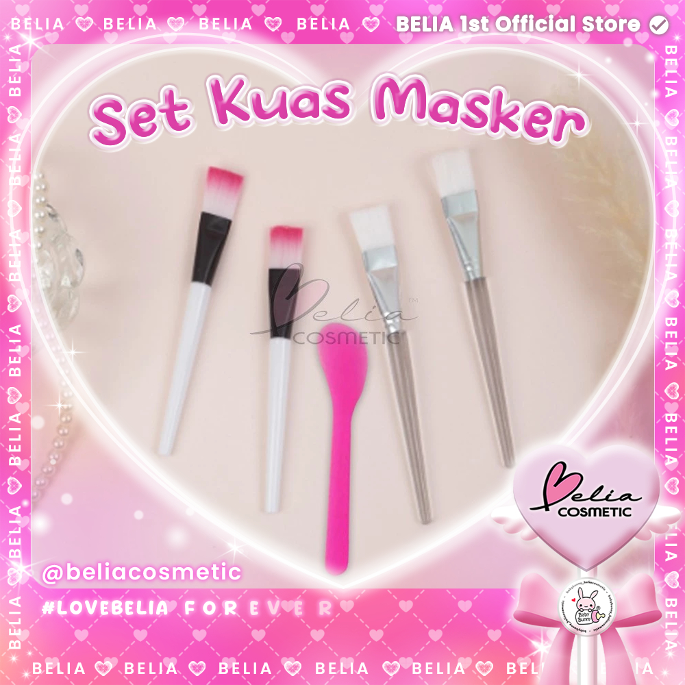 Jual BELIA Set Kuas Masker, Spatula, Kuas 2in1 BACC | Shopee Indonesia