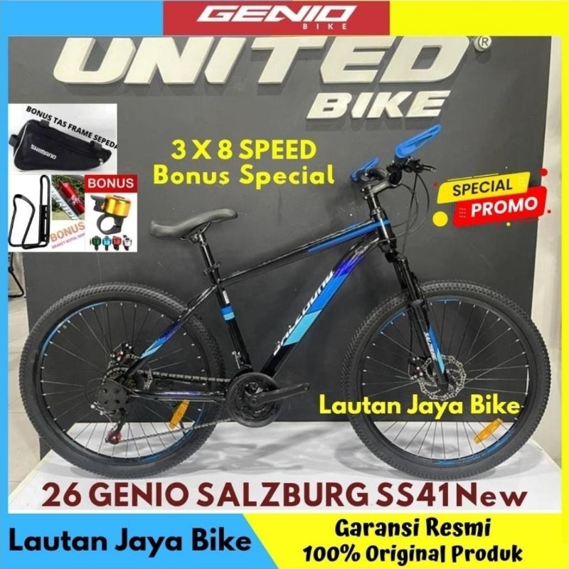 Jual SEPEDA GUNUNG 26 MTB GENIO SALZBURG SS 41 NEW | Shopee Indonesia