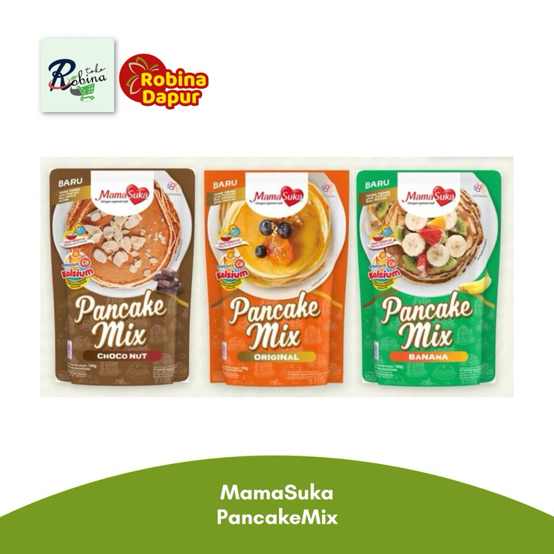 Jual Mama Suka Pancake Mix 160 gr | Shopee Indonesia