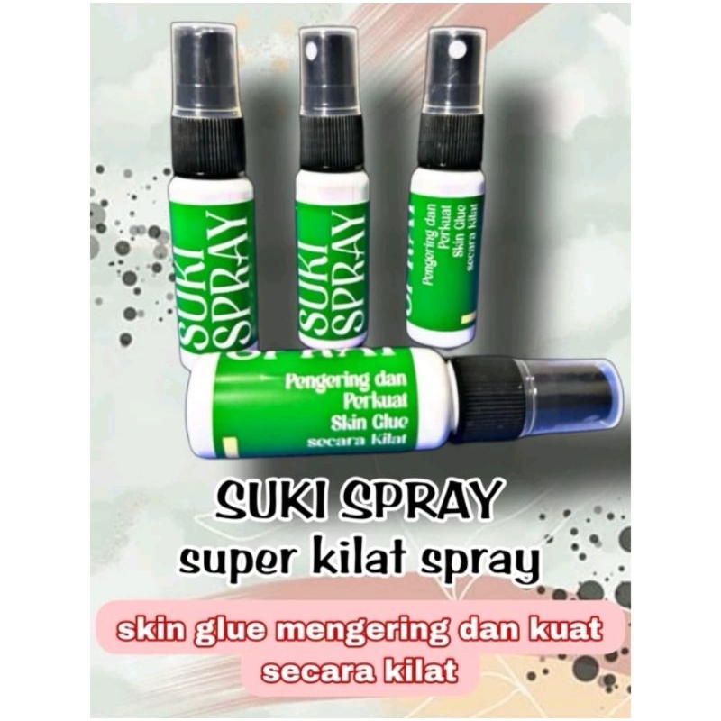 Jual Suki spray super kilat spray | pengering dan penguat skin glue ...