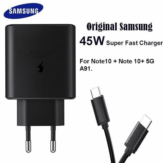 Jual Samsung Charger Samsung Super Fast Charging 45W USB Type C Original 1 SET | Shopee Indonesia