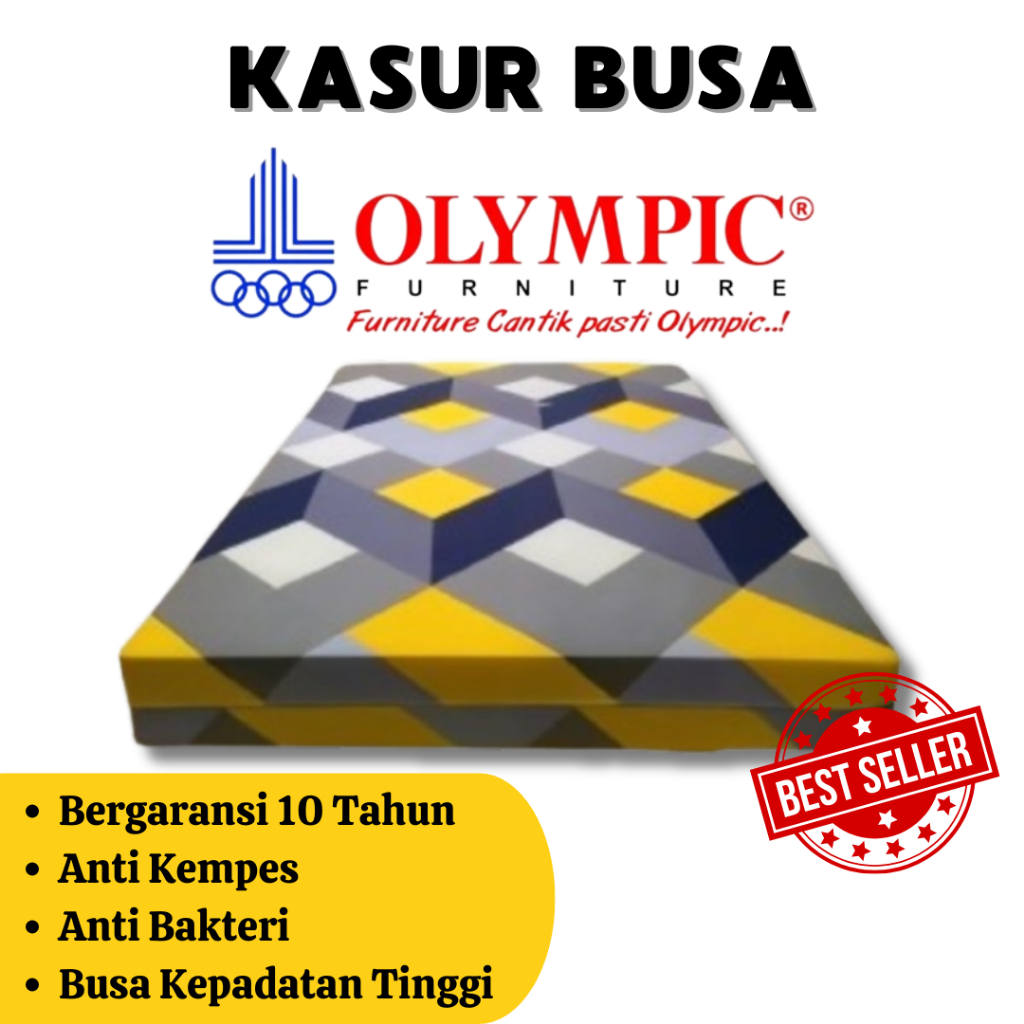 Jual Kasur Busa OLYMPIC Murah Berkualitas Bergaransi 10 Tahun | Shopee ...