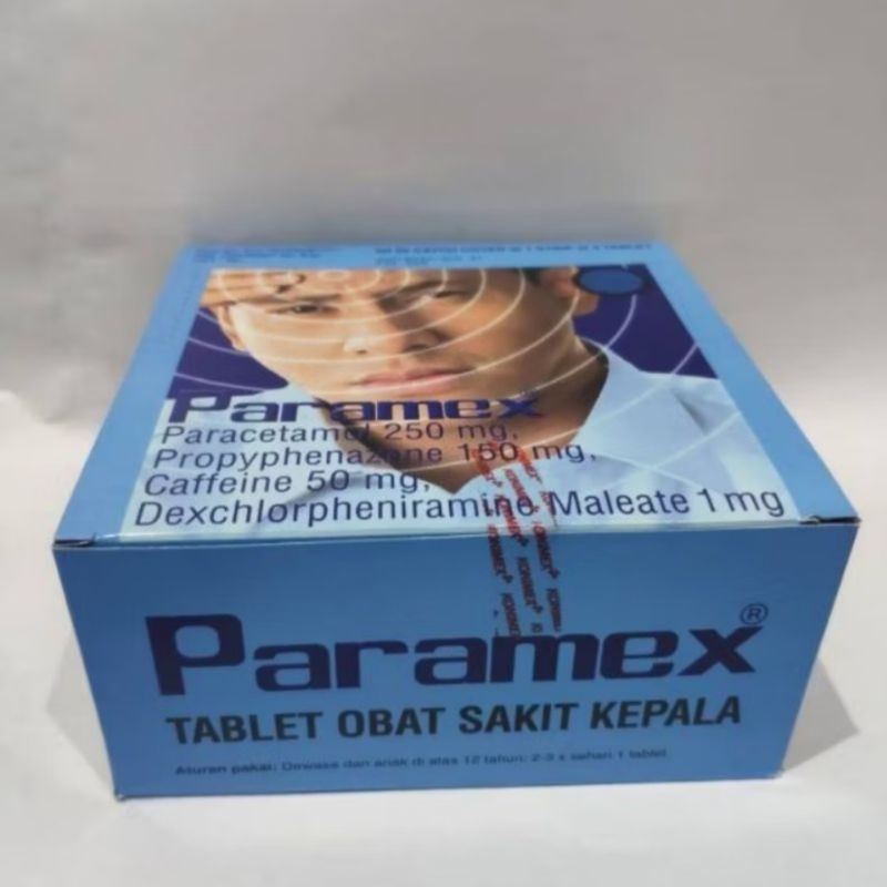 Jual PARAMEX BOX ISI 50 STRIP (200 TABLET) - OBAT SAKIT KEPALA DAN GIGI ...