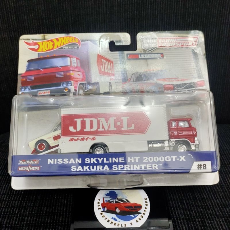 Jual HOT WHEELS TEAM TRANSPORT NISSAN SKYLINE HT 2000 GT-X SAKURA SPRINTER JDM L | Shopee Indonesia