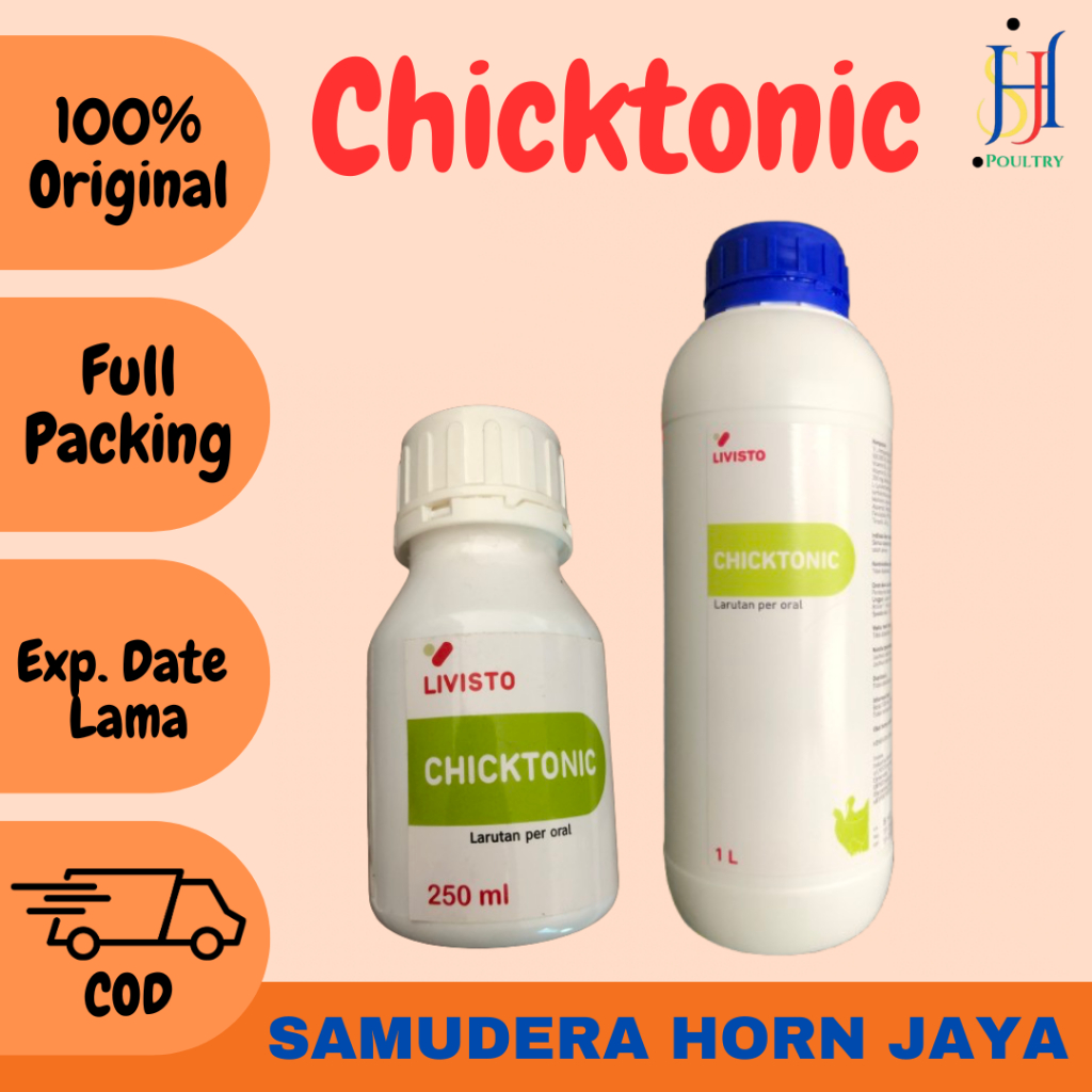 Jual CHICKTONIC 1 Liter & 250 ml Multivitamin & Asam Amino Untuk Ayam | Shopee Indonesia
