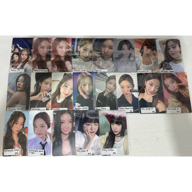 Jual [OFFICIAL] Photocard Lesserafim Sakura Chaewon yunjin kazuha ...