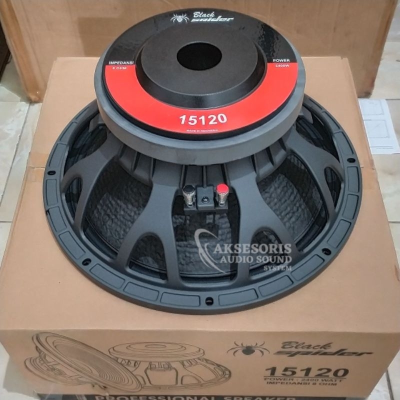Jual Speaker Black spider 15120 Coil 4inch 1200 Watt Subwoofer Kualitas ...