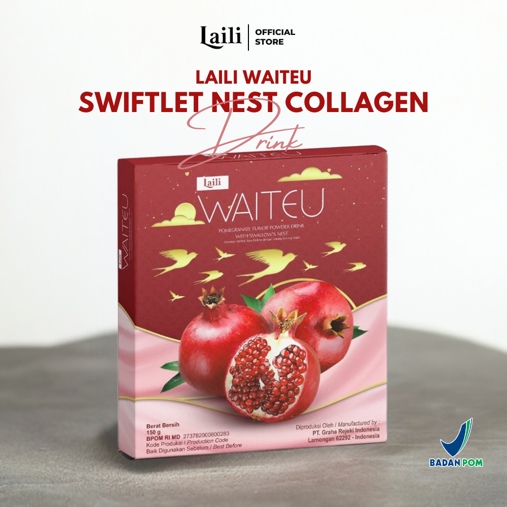 Jual Laili Waiteu Delima Collagen Drink Sarang Burung Walet 150Gr ...
