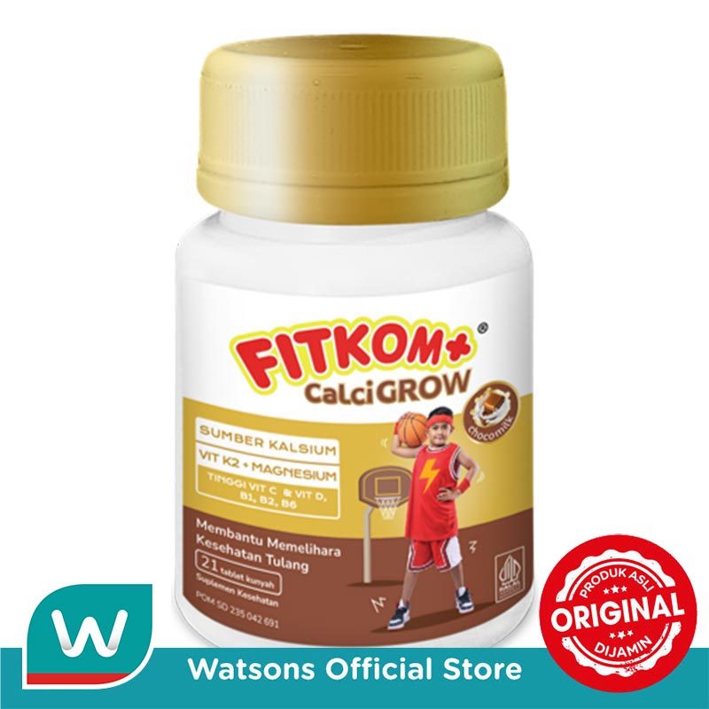 Jual Fitkom Tab Calci Grow 21'S | Shopee Indonesia