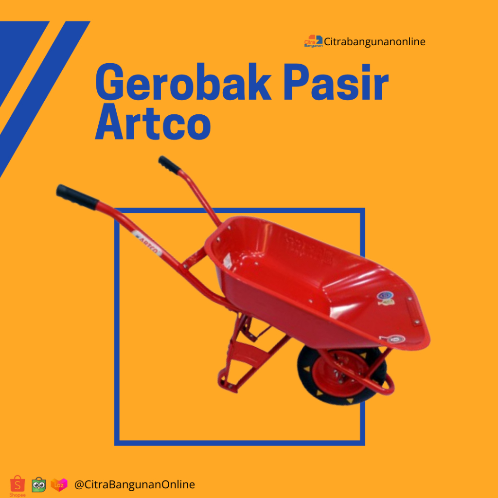 Jual Gerobak Artcho/Gerobak Sorong Merah | Shopee Indonesia