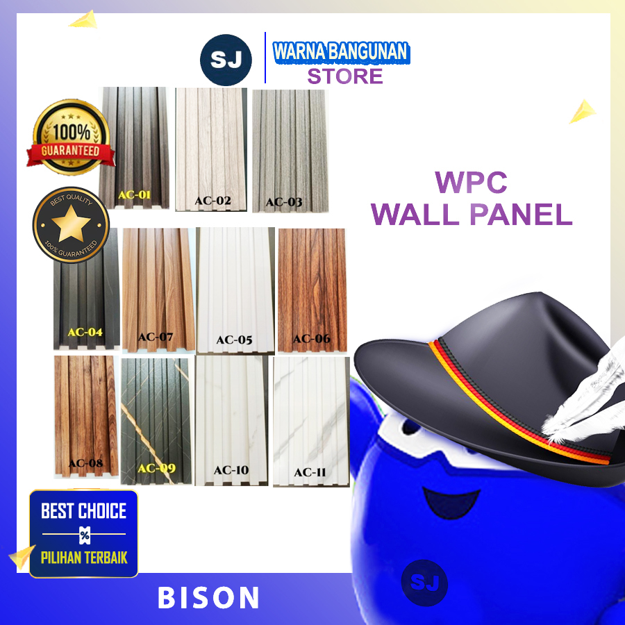 Jual Wood WPC Wall panel 2.9Meter Dekorasi Dinding Anti Rayap Dan Anti Air WPC Aestetic Dinding ...