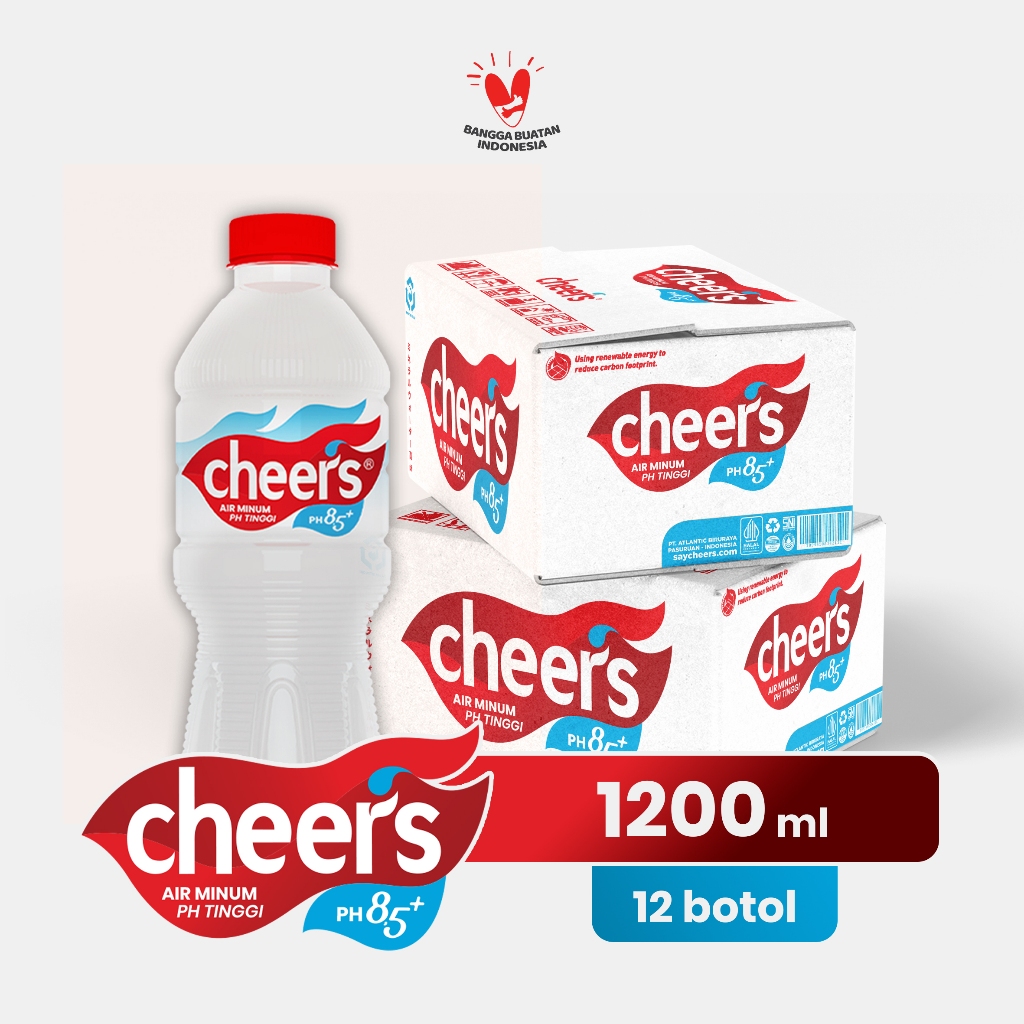 Jual Cheers Alkaline Healthy Water 1200ml (12 botol) | Shopee Indonesia