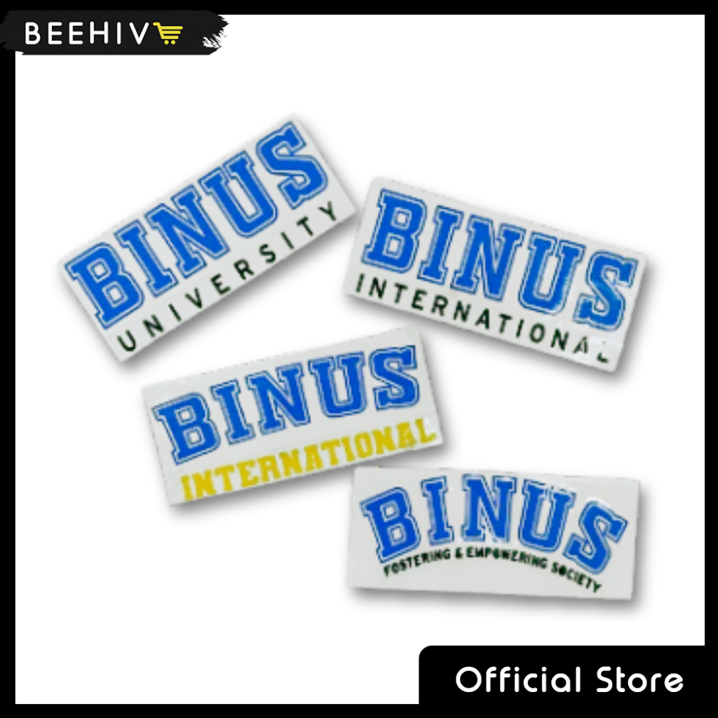 Jual Beehive Binus - Stiker Binus University, Binus International ...