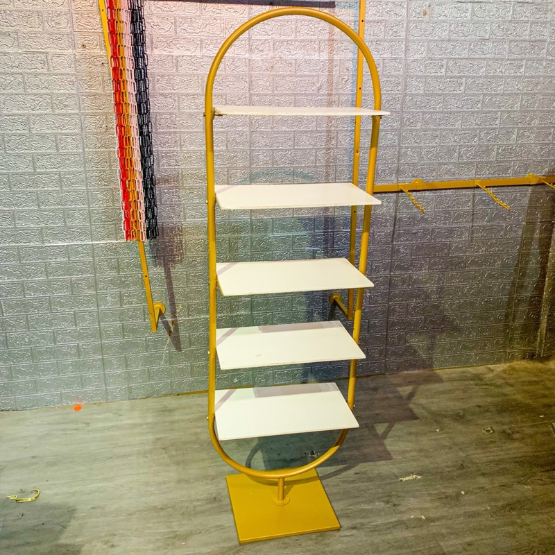 Jual Rak Ram Kekinian Model Oval | Rak Tatakan bahan Papan Premium ...