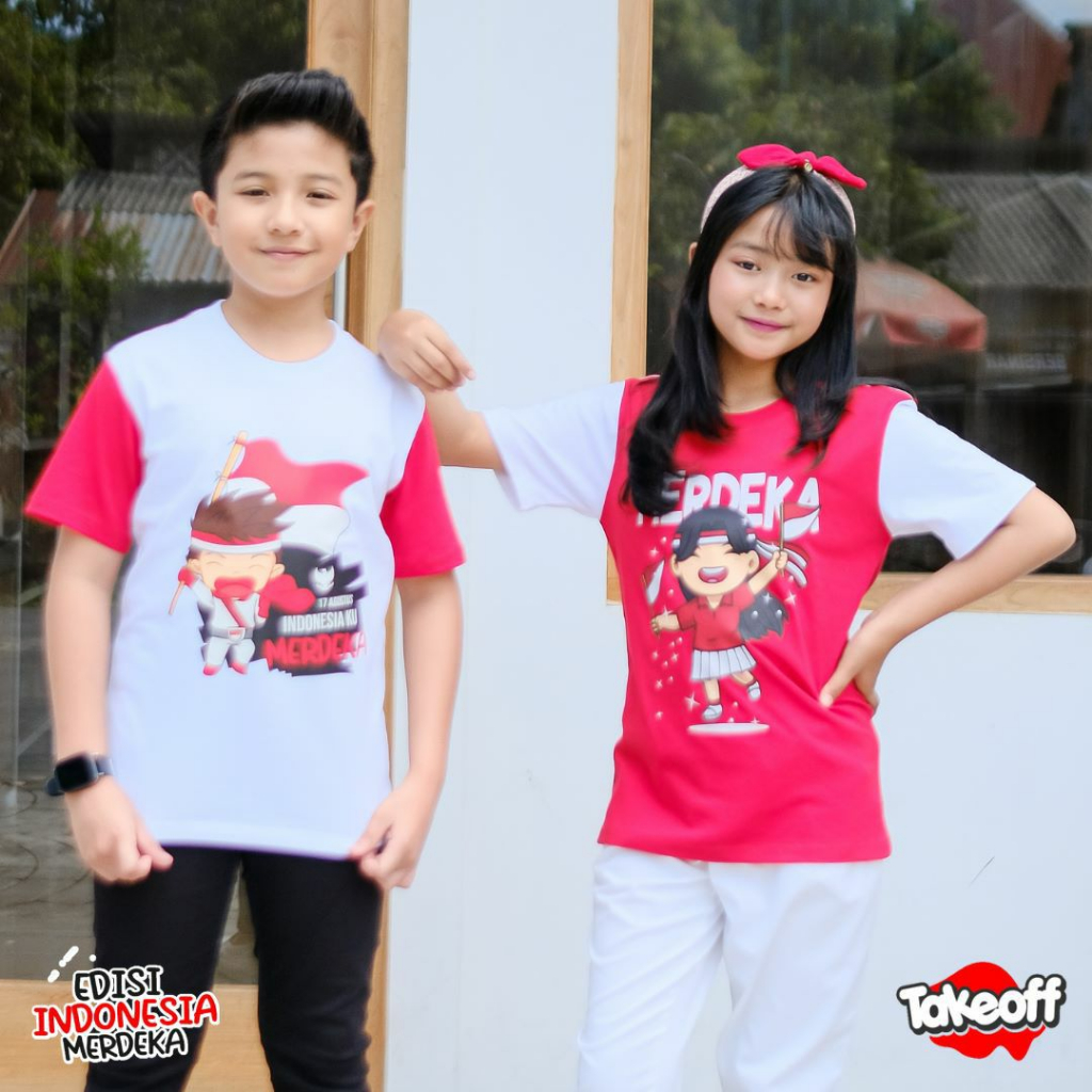 Jual INDONESIA MERDEKA TEE Take Off outfit 17san | Shopee Indonesia