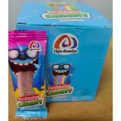 Jual TIGA DOMBA MARSHMALLOW GUMMY BENTUK LIDAH ANEKA RASA JERUK ...