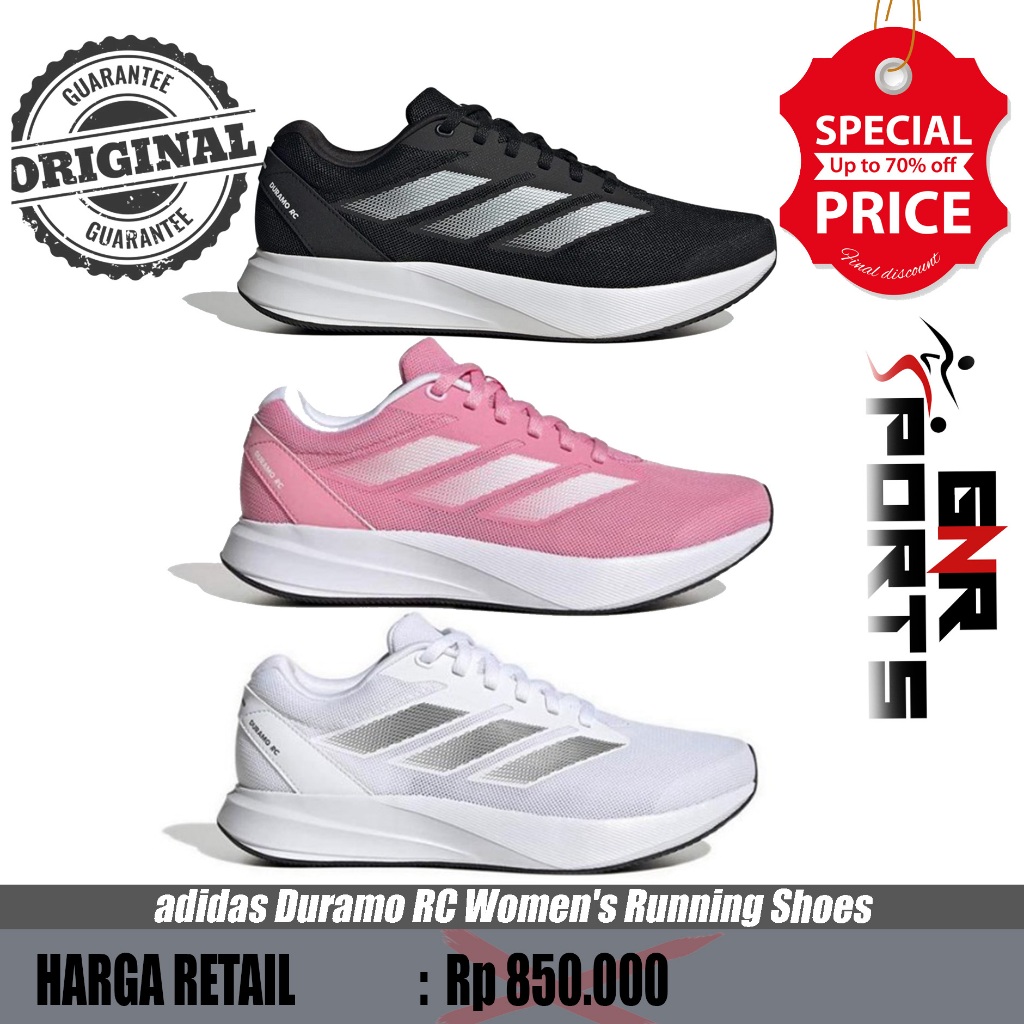 Jual ADIDAS RUNNING Sepatu Duramo RC Unisex Putih ID2702 Original 100% ...