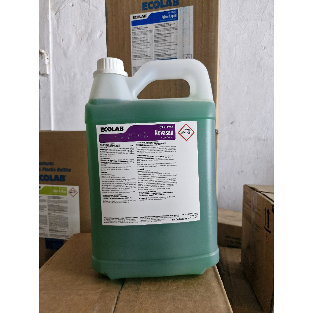 Jual Ecolab Novasan - Cairan Pembersih Lantai dan Sanitizer | Shopee ...