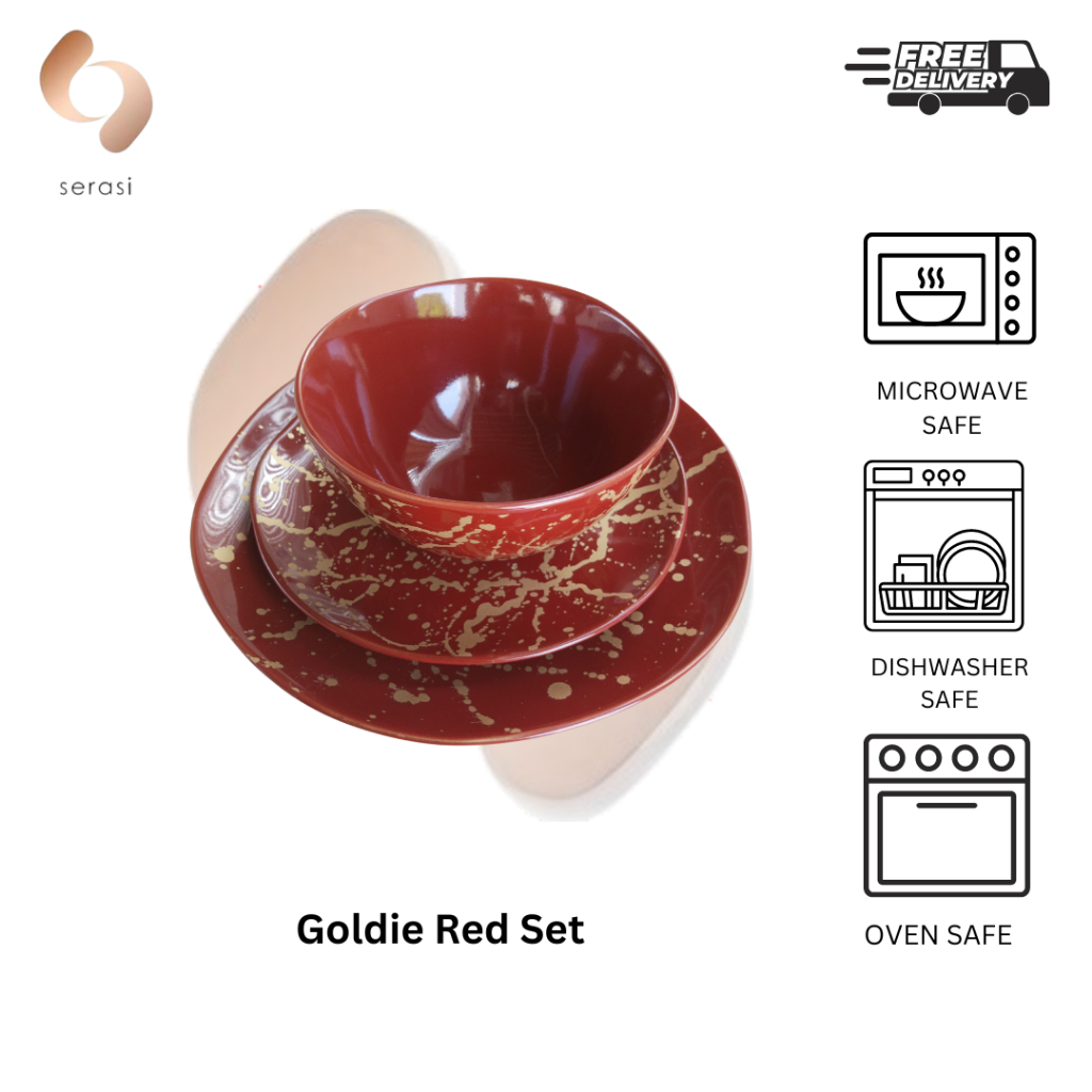 Jual Goldie Series Dinner Plate - Piring Serbguna | Shopee Indonesia