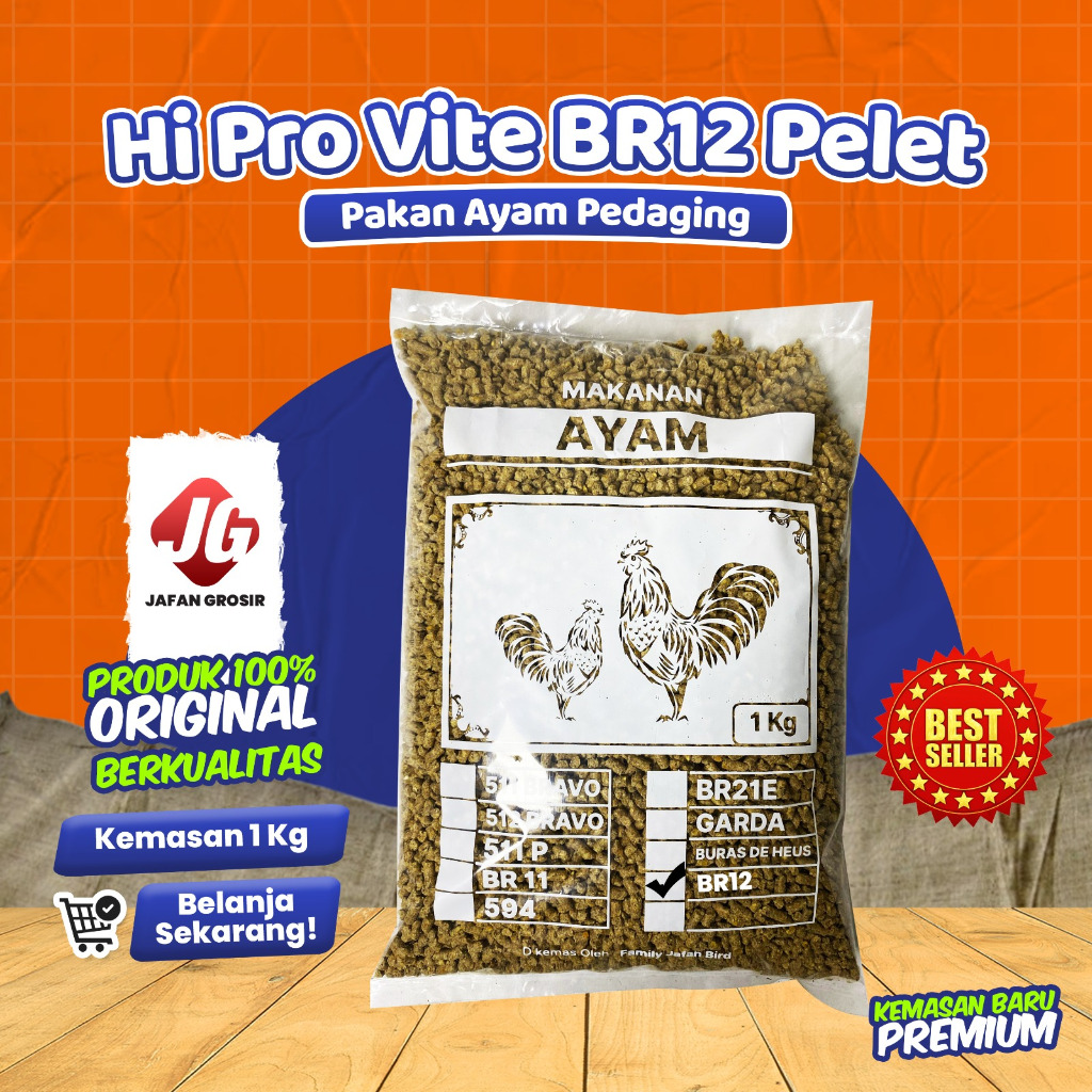Jual PAKAN AYAM BR12 POKPHAND PAKAN AYAM BEBEK ANGSA KEMASAN PREMIUM ...