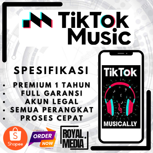 Jual Promo Tik Tok Music Premium 1 Tahun Bergaransi | Shopee Indonesia