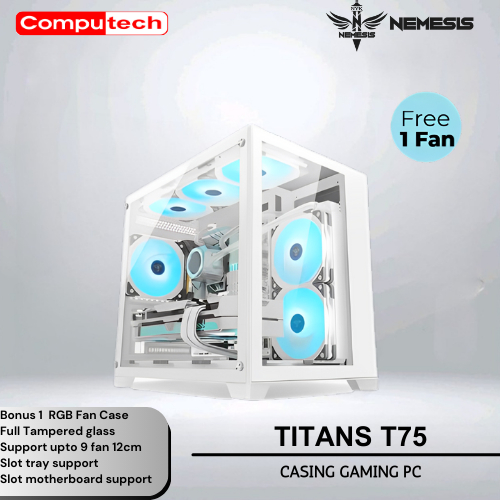 Jual NYK Nemesis Casing Gaming TITANS T75 - PC Gaming Case T 75 ...