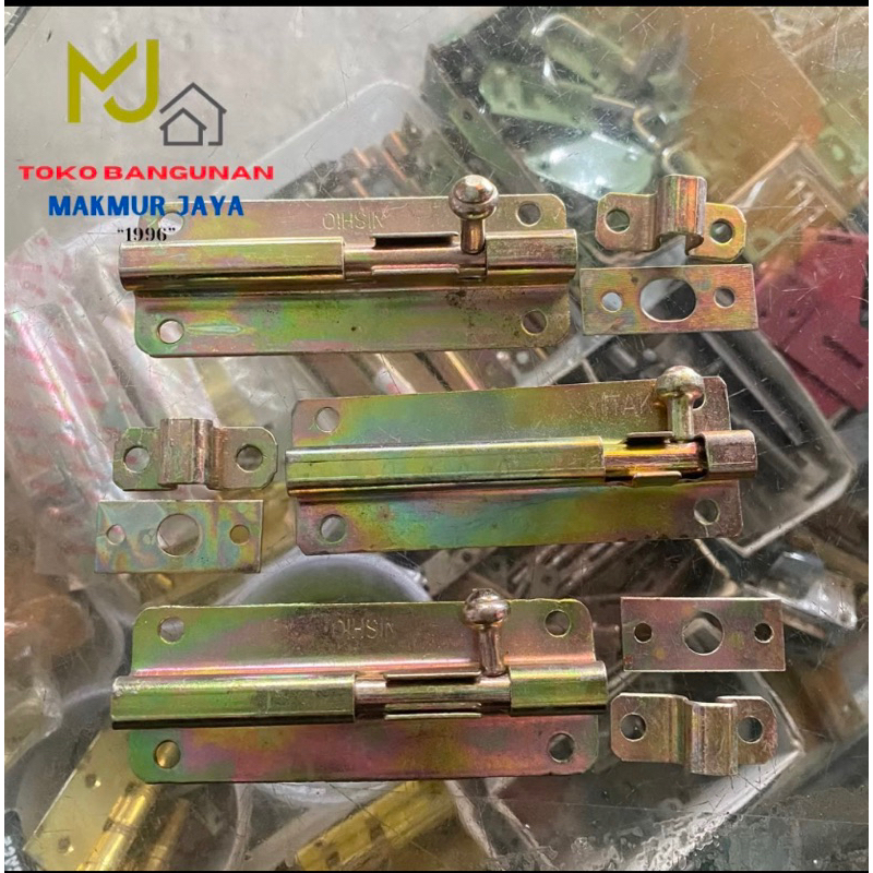 Jual Grendel Kuning Besi 5 Inch Pintu dan Jendela | Shopee Indonesia