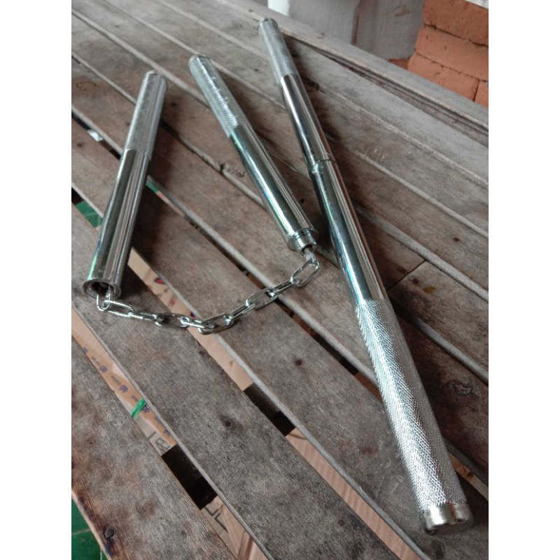 Jual double stick ruyung besi stainless bisa disambung | Shopee Indonesia