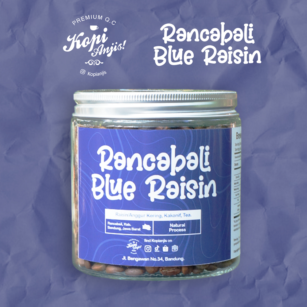 Jual Kopi Anjis- Biji Kopi Arabika Rancabali Blue Raisin 200 gram ...