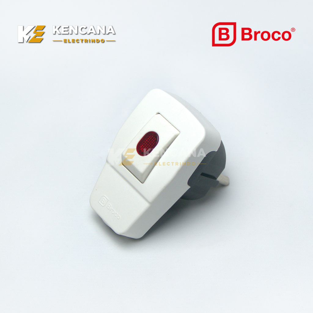 Jual Steker Saklar Lampu Broco 13311 | Colokan Dengan On/Off Broco SNI ...