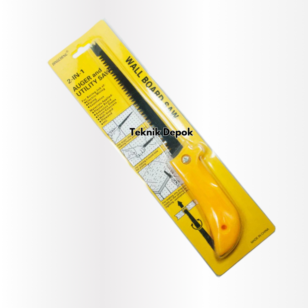 Jual Gergaji Gypsum 30 cm Wall Board Saw 2 in 1 Alat Pemotong Papan ...