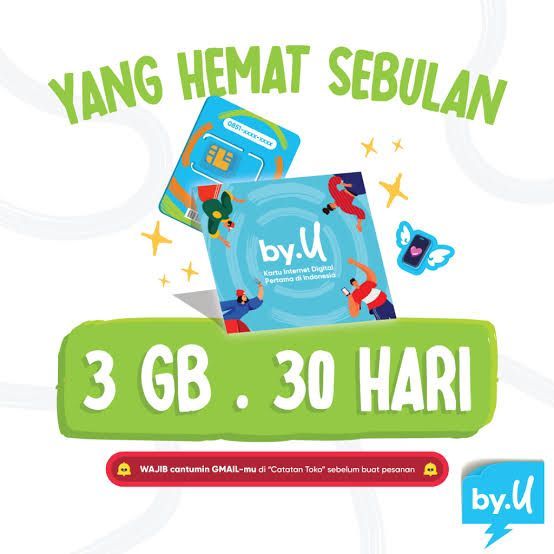 Jual Kartu By.U Harga Terlengkap & Harga Terbaru Juni 2026 | Shopee ...