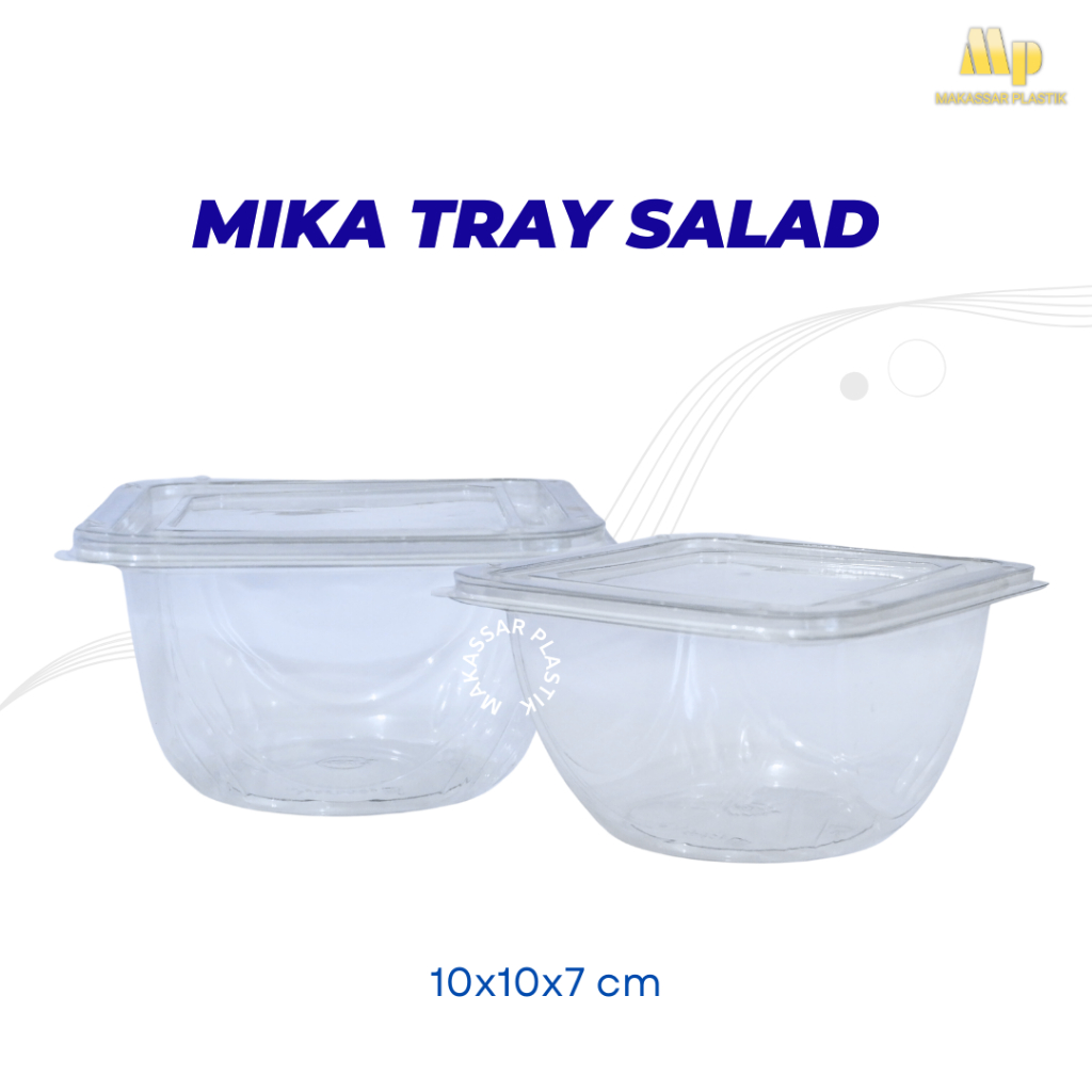Jual MIKA TRAY SALAD / TRAY SALAD / MIKA SALAD @50 PCS | Shopee Indonesia