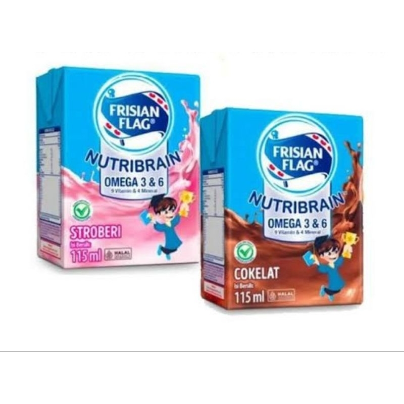 Jual Susu UHT FRISIAN FLAG 115 ml Rasa Coklat dan Stroberi Untuk Anak ...