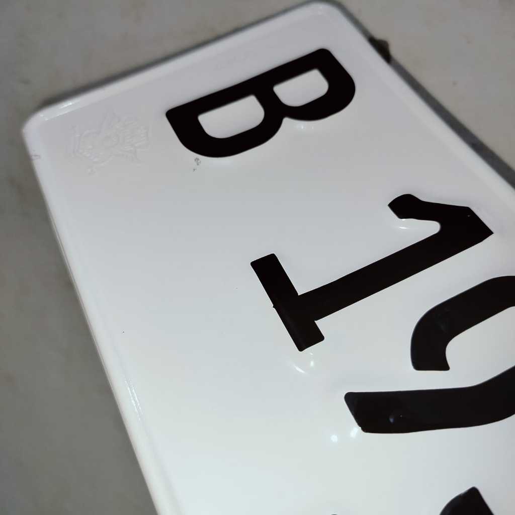 Jual PLAT NOMOR MOBIL CETAK BARU ANGKA PLAT NOMOR MOBIL PUTIH TERBARU ...