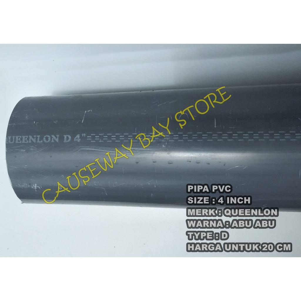 Jual Pipa PVC 4 INCH TYPE D PANJANG 20CM | Shopee Indonesia