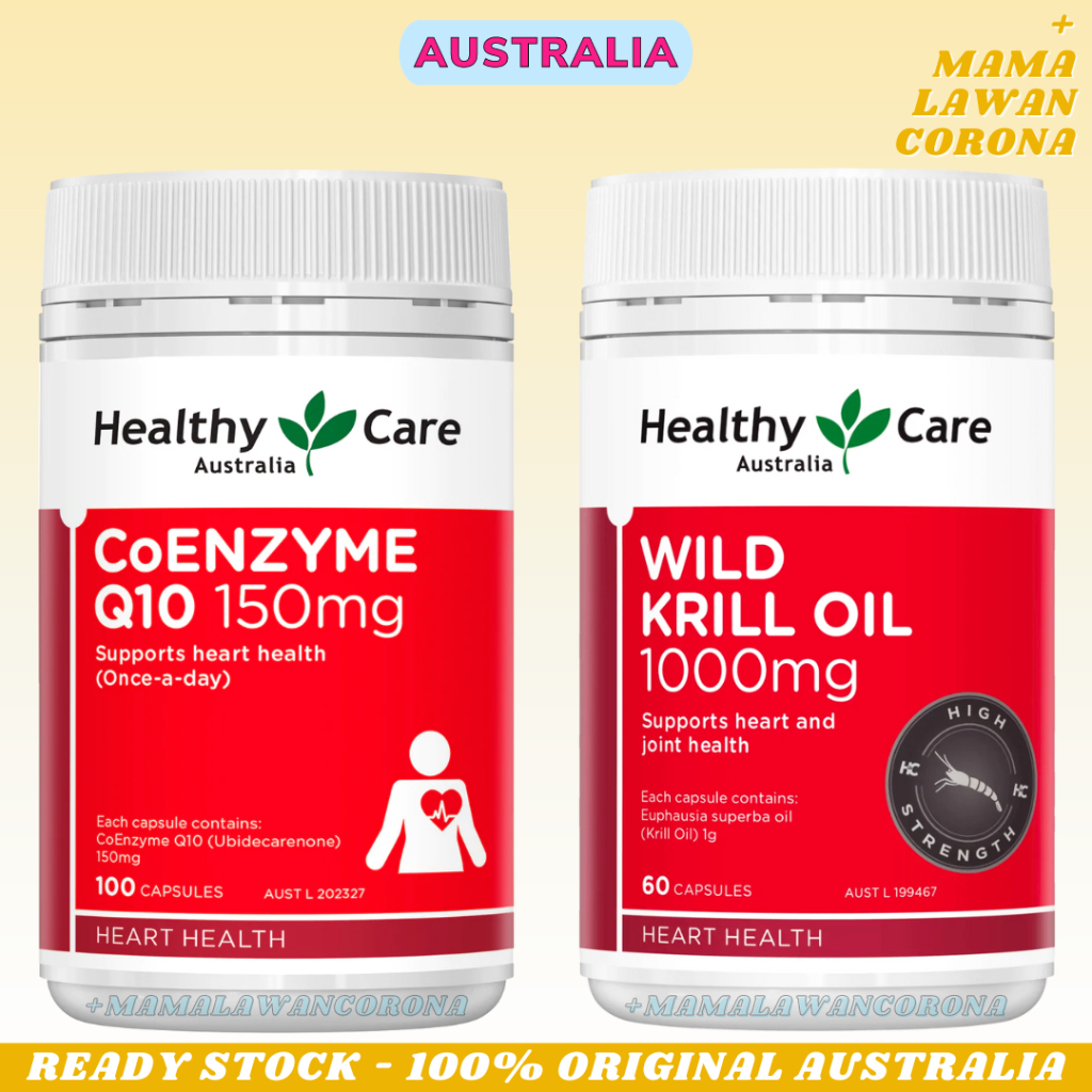 Jual Healthy Care CoQ10 150mg 100 Capsules Coenzyme Co Enzyme Q10 150 ...