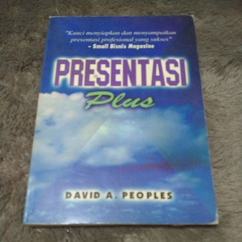 Jual Buku Presentasi Plus David A.Peoples | Shopee Indonesia