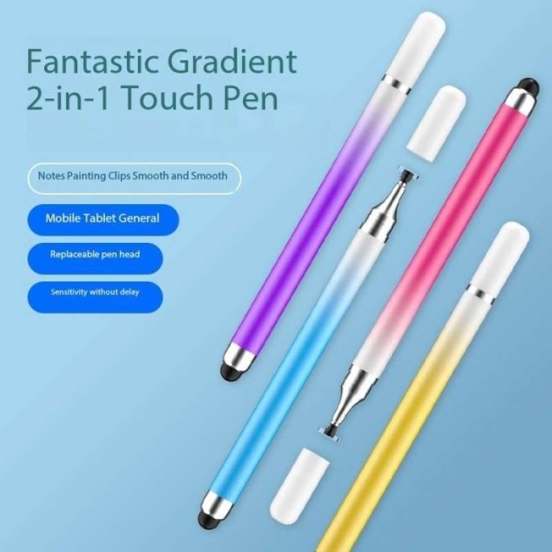 Jual STYLUS PEN 2 IN 1 UNIVERSAL FOR PHONE TABLET ALL DEVICE TOUCH ...