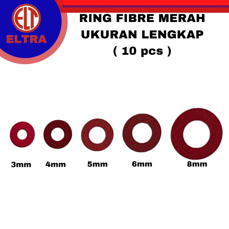 Jual Ring fibre per / 10 pcs merah kipas angin blender as lubang ...