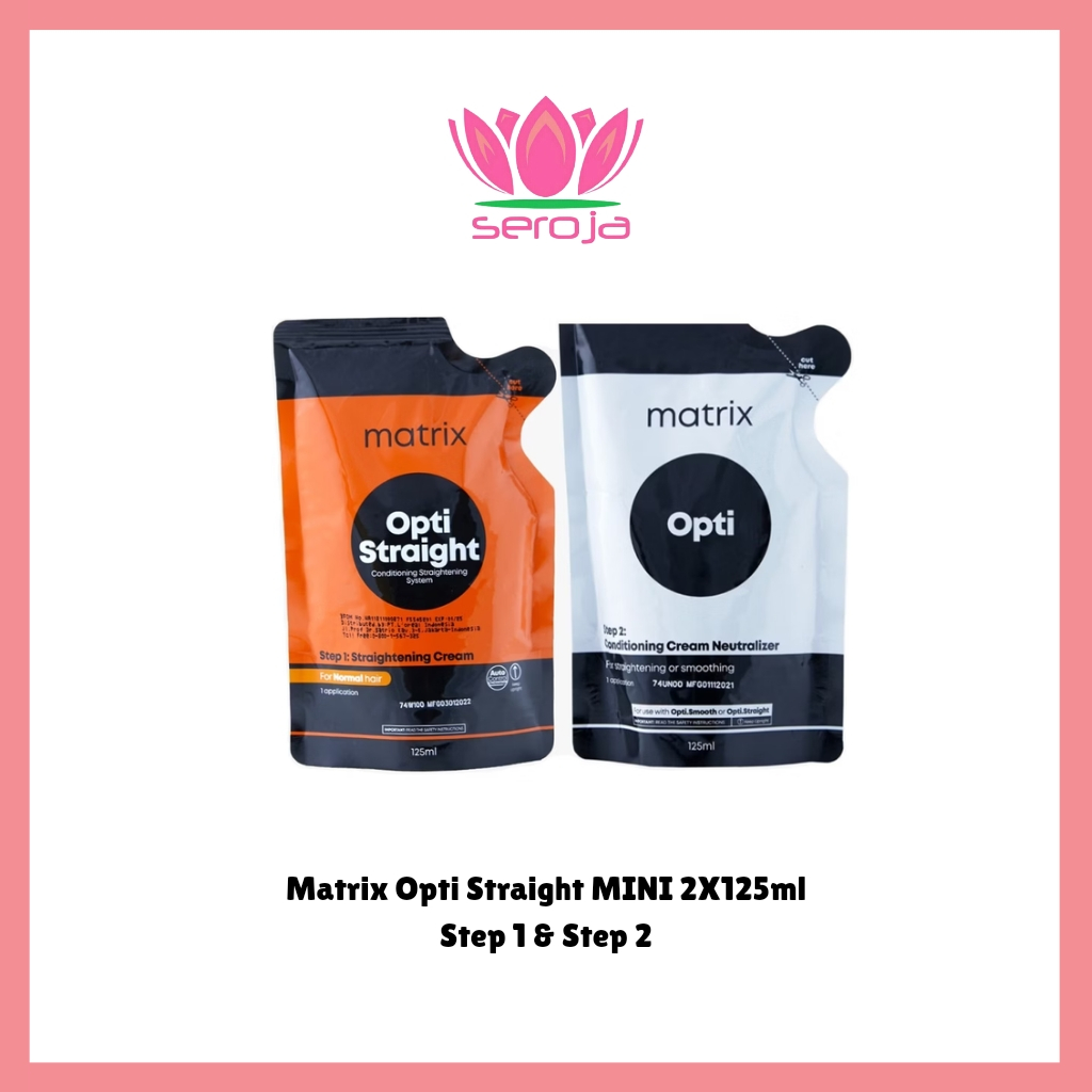Jual 🪷 seroja 🪷 - Matrix Opti STRAIGHT MINI [2x125ml] | Obat Rebonding ...