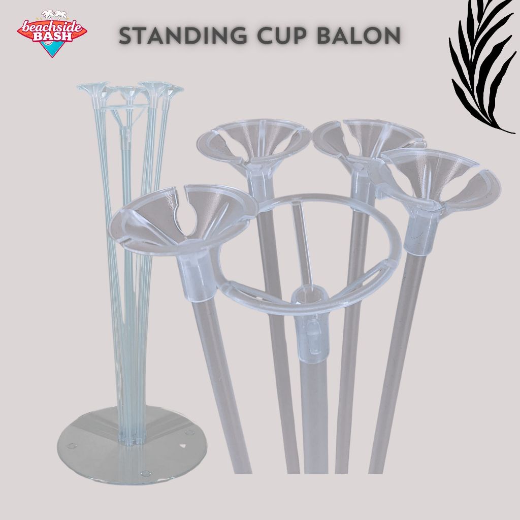 Jual stick cup standing balon tangkai balon tiang balon | Shopee Indonesia