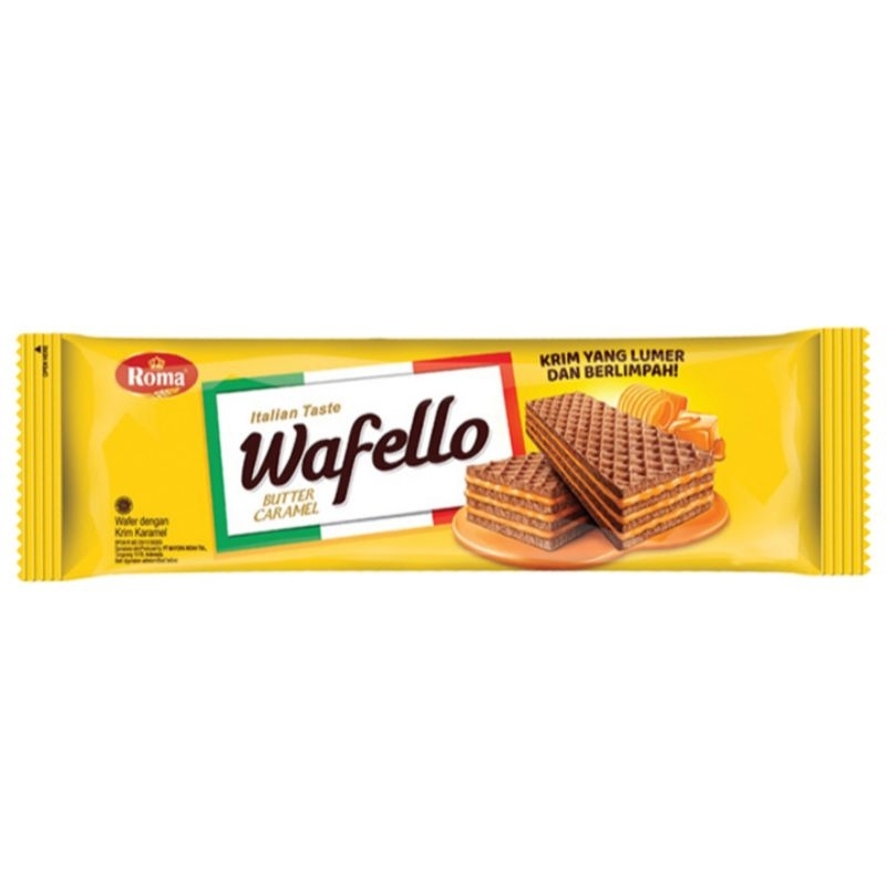 Jual Wafello Wafer Butter Caramel 114 gram | Shopee Indonesia