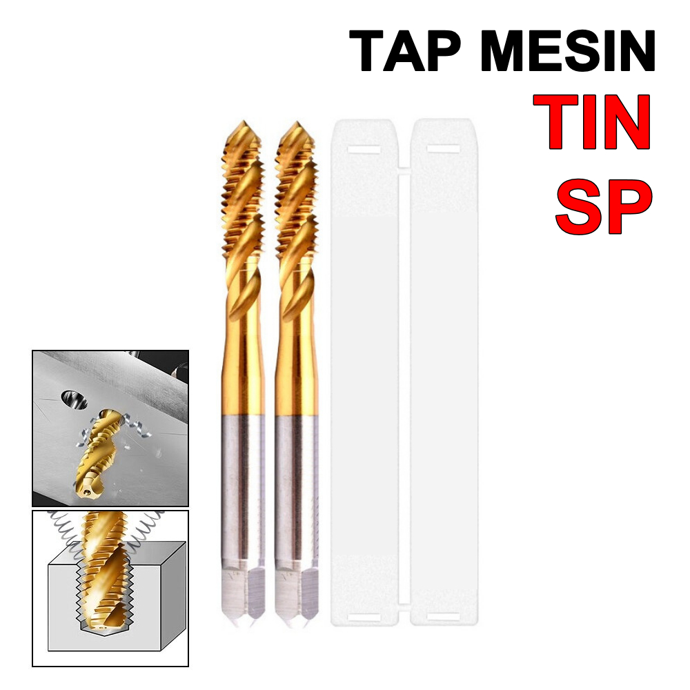 Jual Tap Ulir M6 X 1 SP HAHNREITER Taps Mesin M6X1 HSS TIN Spiral | Shopee Indonesia