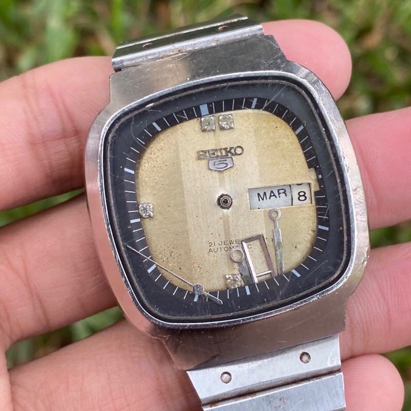 Jual bahan part jam tangan Seiko 5 tv Automatic japan vintage jadul kuno antik classic | Shopee ...