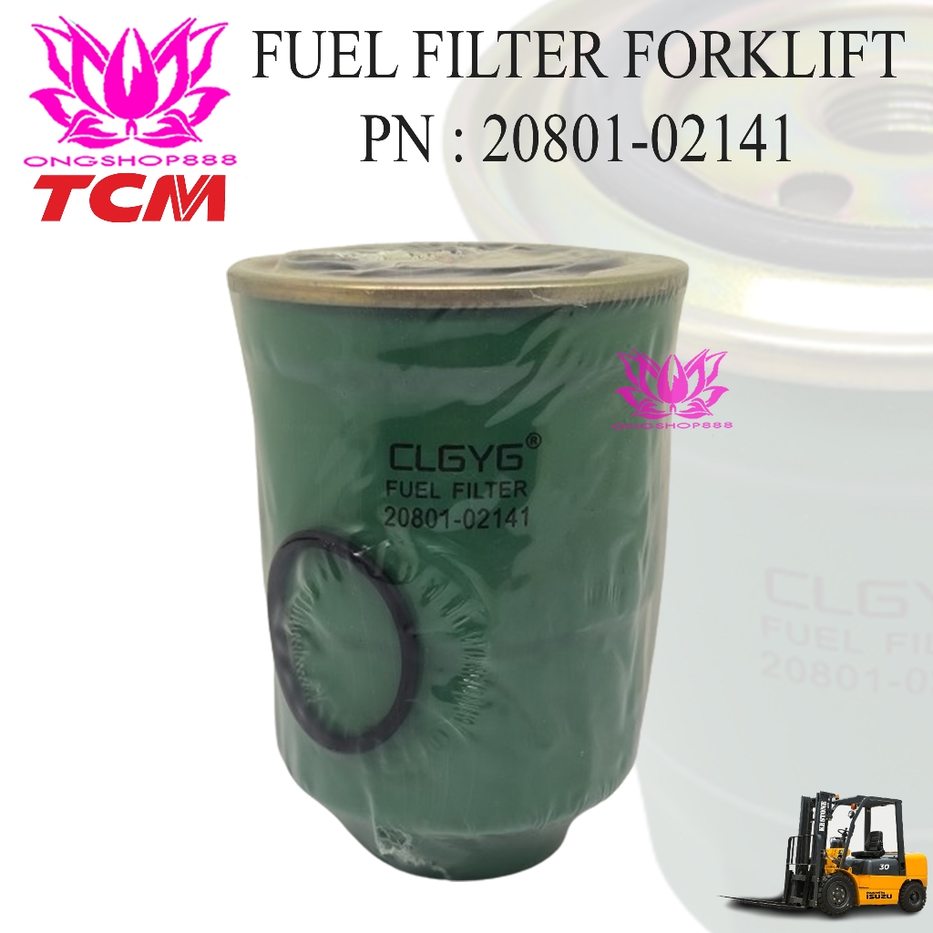 Jual Filter Bensin 20801-02141 Forklift Fuel Filter for TCM Isuzu C240 ...