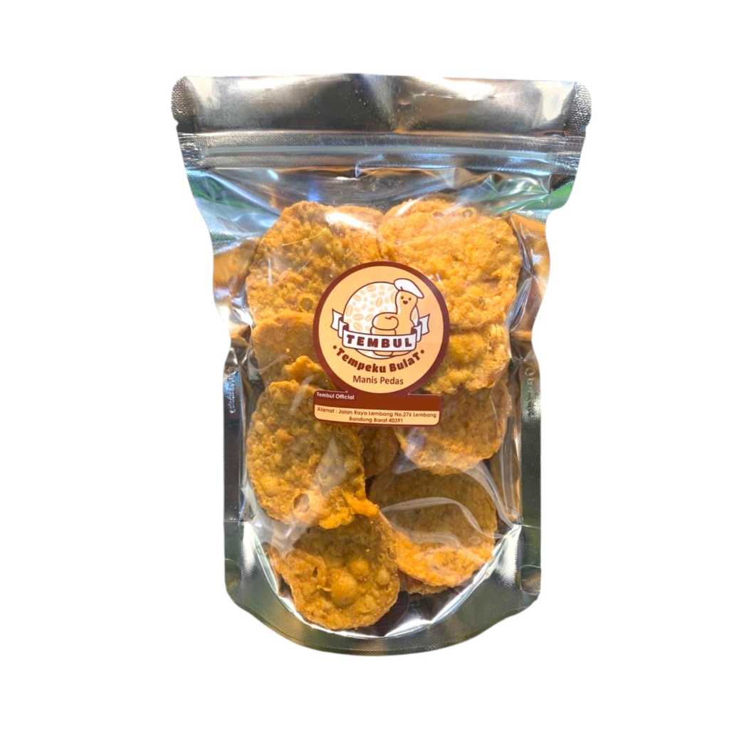 Jual Tembul Oleh-oleh Lembang, Keripik /kripik Tempe Bulat 250 Gram ...
