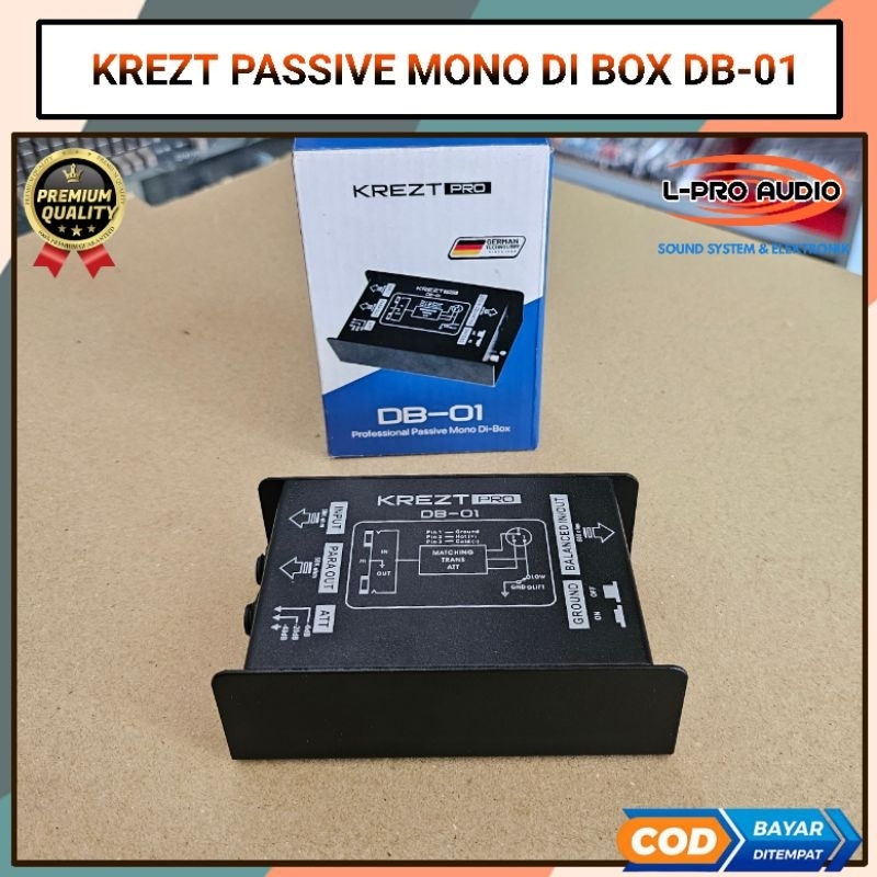 Jual DI box Direct Box KREZT DB01 pasif mono DB-01 | Shopee Indonesia