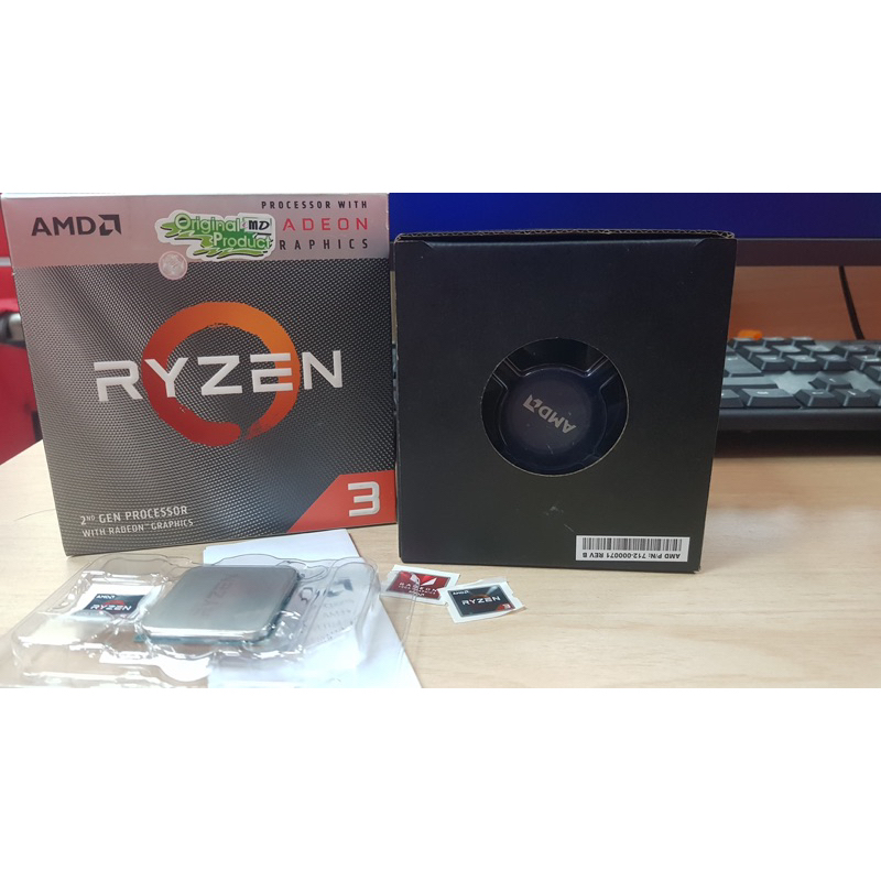 Jual AMD RYZEN 3 3200G Vega 8 Graphic VRAM 2GB *FREE 4 GB RAM + FREE ...